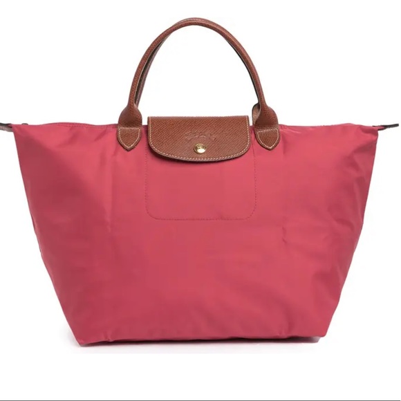 Longchamp | Bags | New Longchamp Medium Top Handle Handbag Color Fig ...